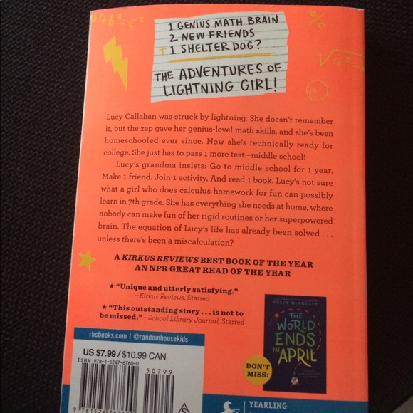 Other | Book Title The Miscalculations Of Lightning Girl | Poshmark